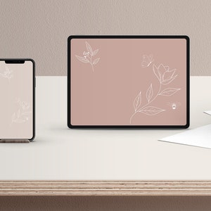 2021 Desktop Wallpaper Organizer Blossom Flowers Bee Calendar Desktop ...