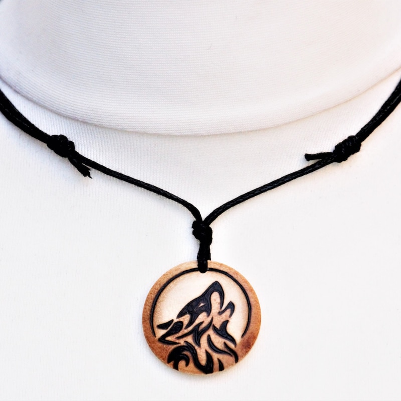 Wolf Necklace - Etsy