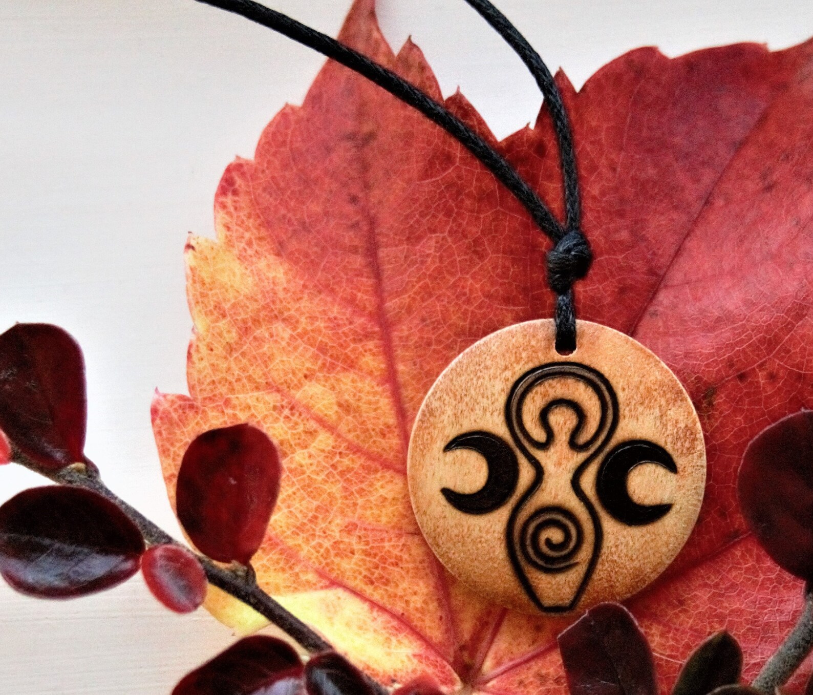 Pagan Goddess Necklace Mother Earth Symbol Jewellery Gaia | Etsy