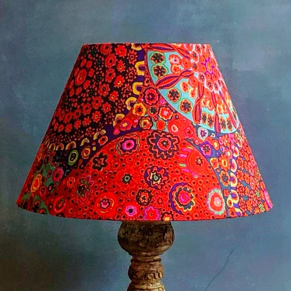 Red Lampshade - Etsy UK
