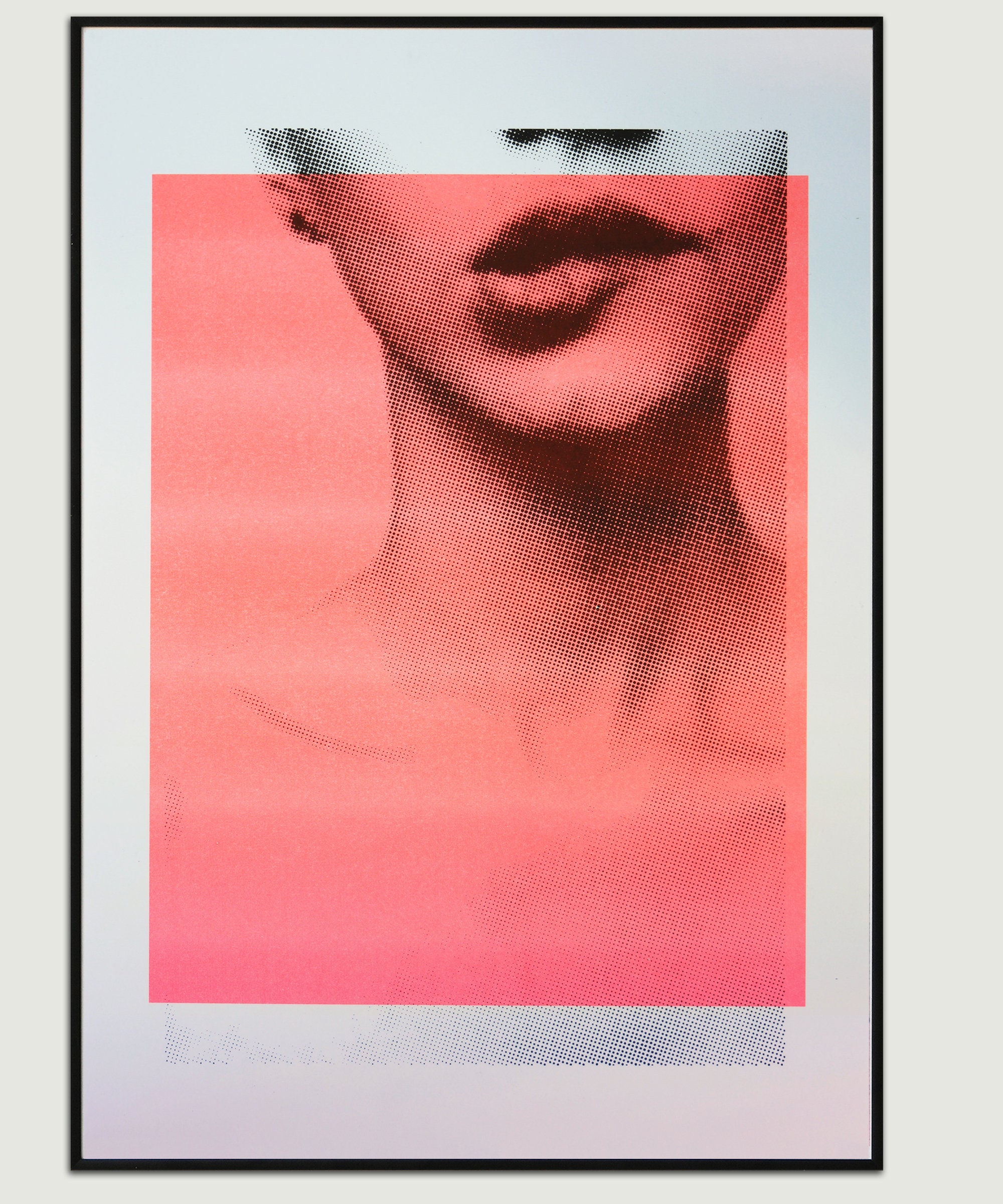 RISO Art Print A2 Size Pastel Rose Riso Print on High Grade Paper Ships ...