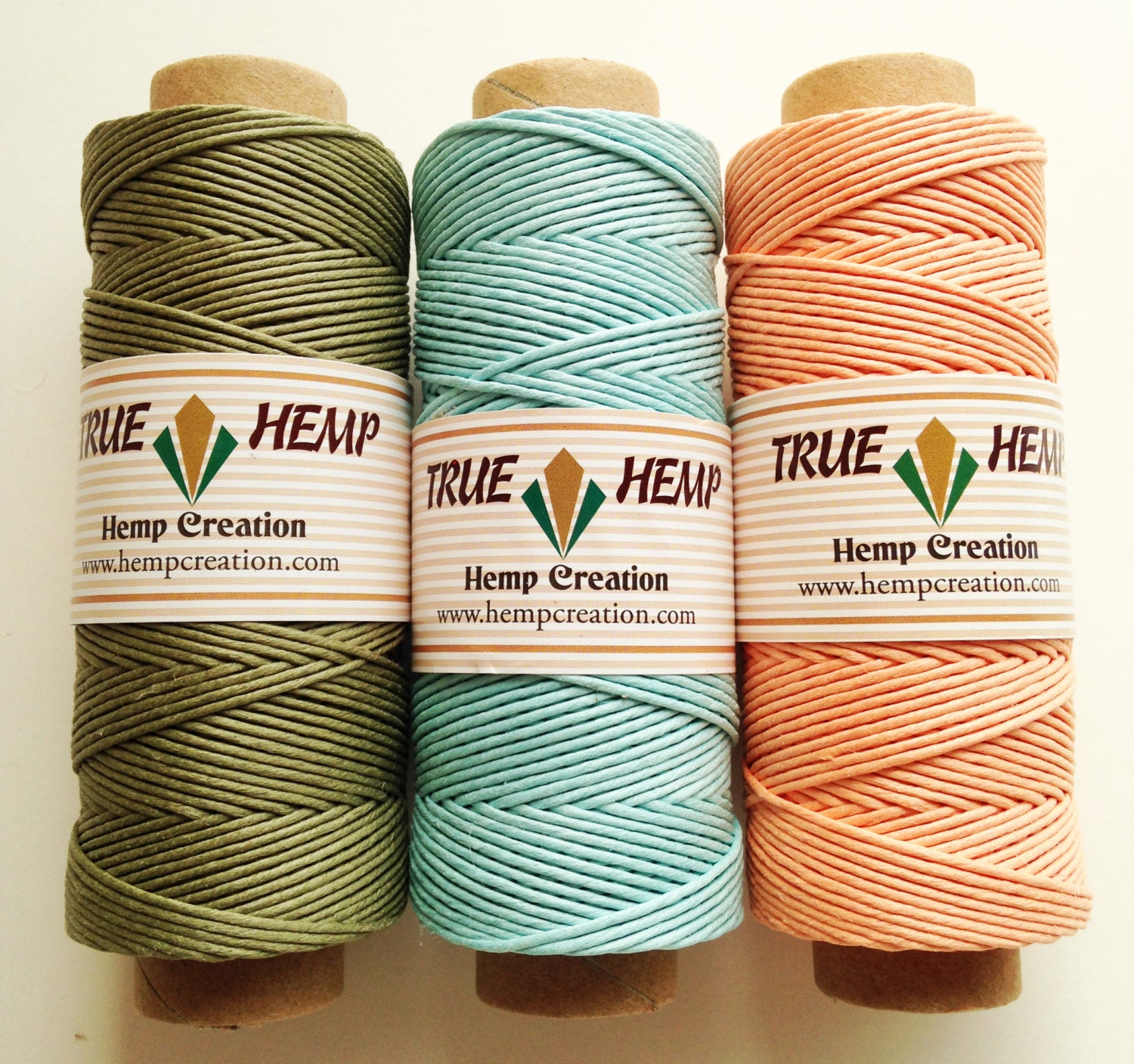 NATURAL HEMP TWINE Package of 27 True Hemp Spools 1mm/20lb | Etsy