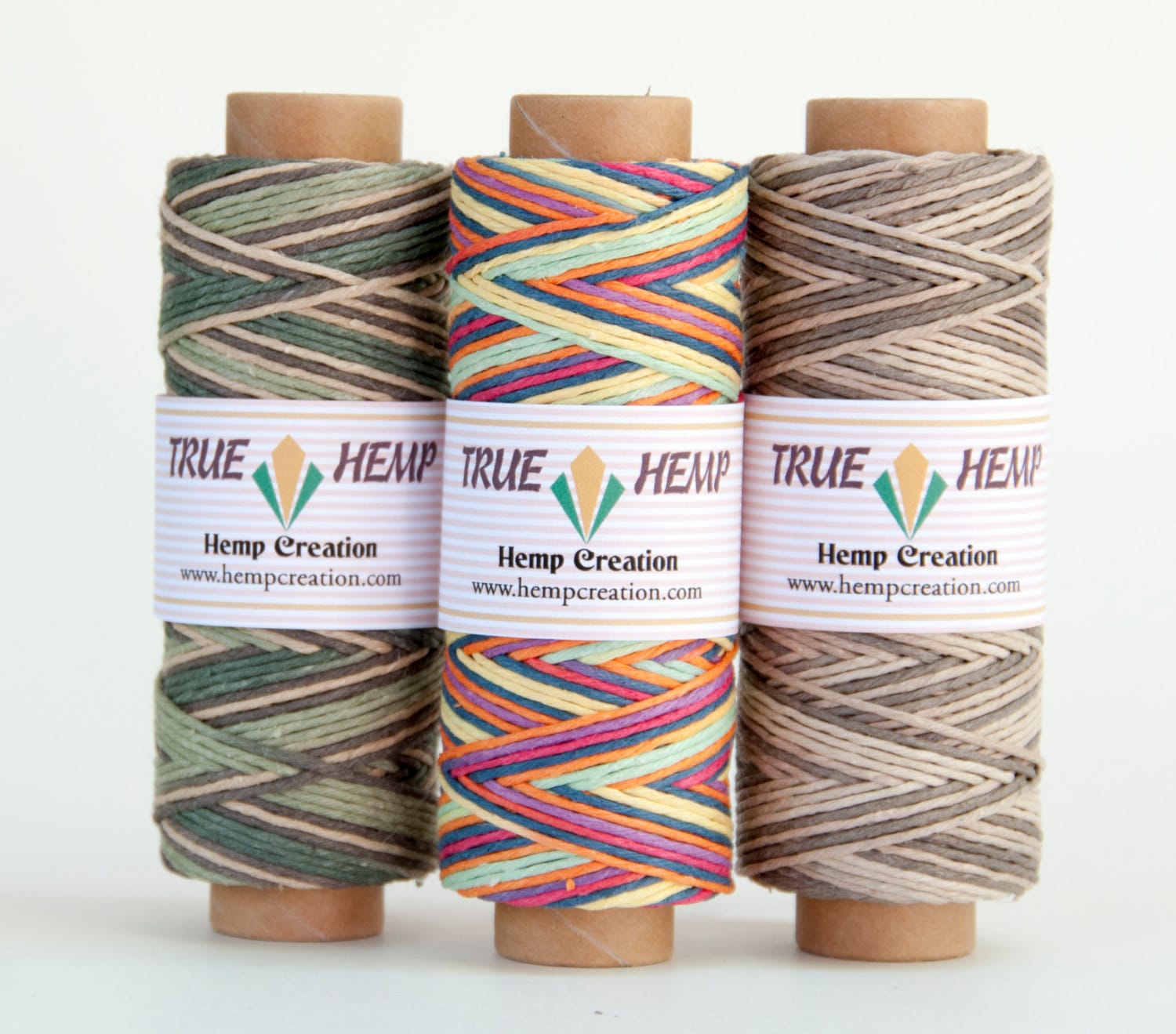 NATURAL HEMP TWINE Package of 27 True Hemp Spools 1mm/20lb | Etsy