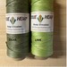NATURAL HEMP TWINE Package of 27 True Hemp Spools 1mm/20lb or 0.5mm ...
