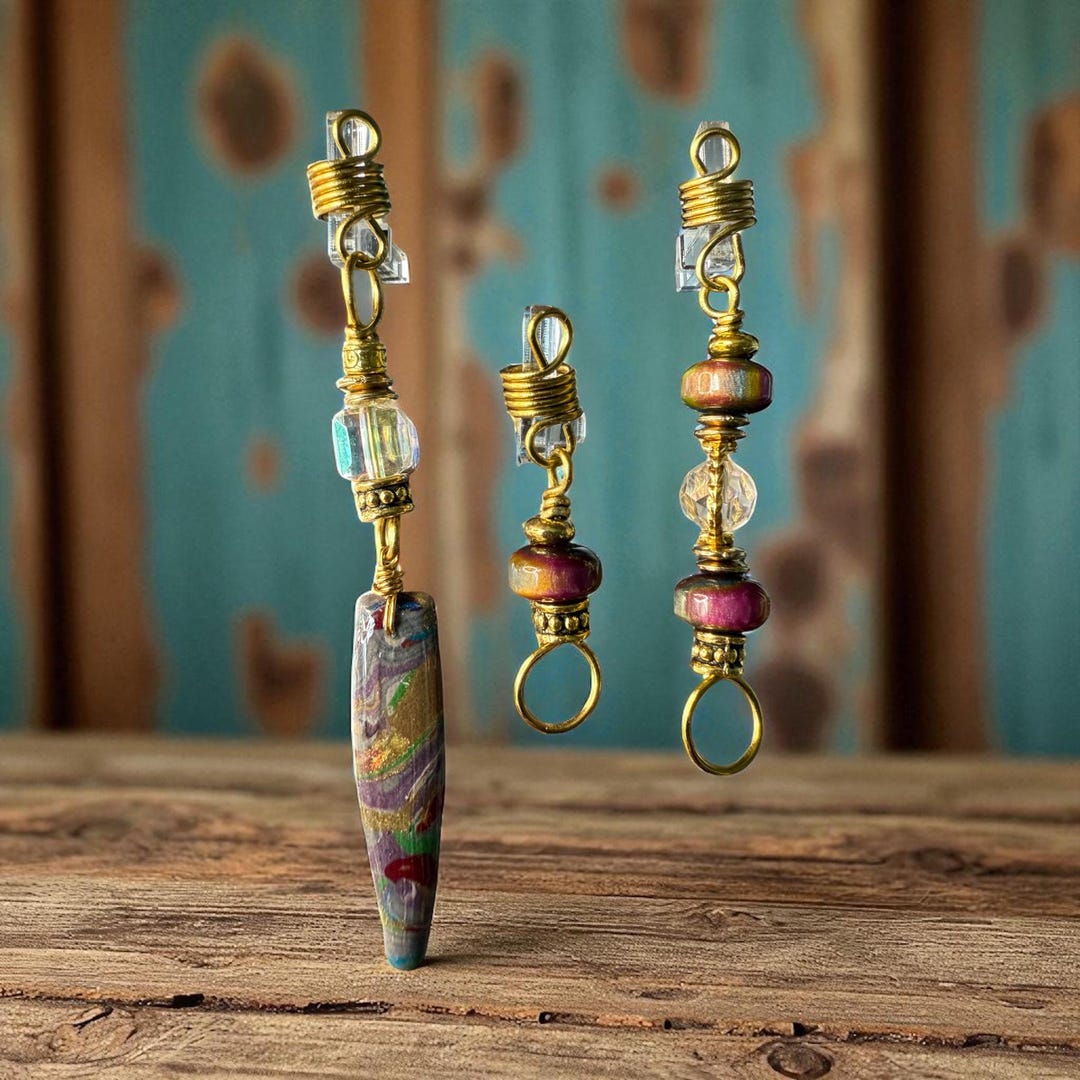 Mystic Earth Fusion Loc & Braid Jewelry Set by Cyere’s Closet - Etsy