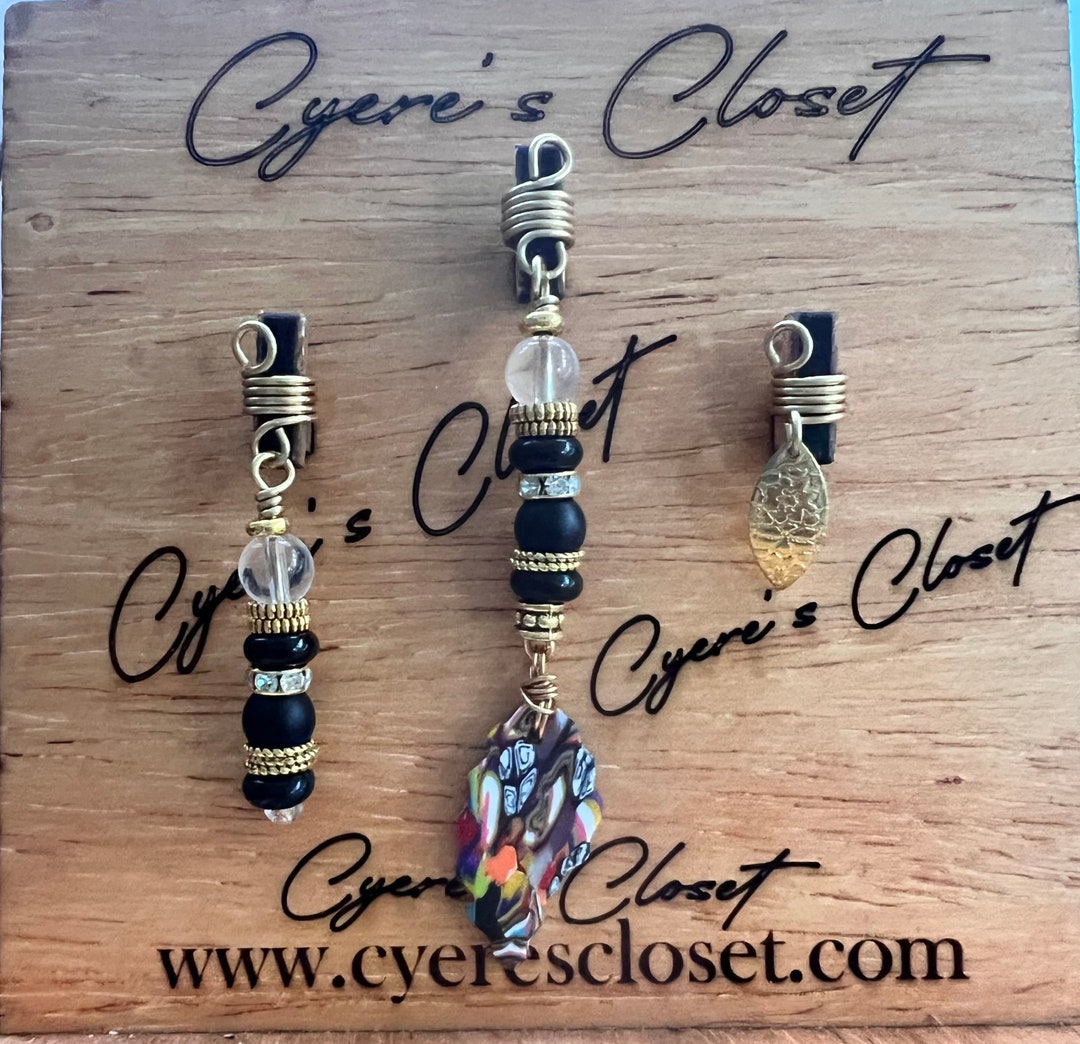 Designs by Cyere NOLA Vibes Loc and Braid Jewelry Set - Etsy