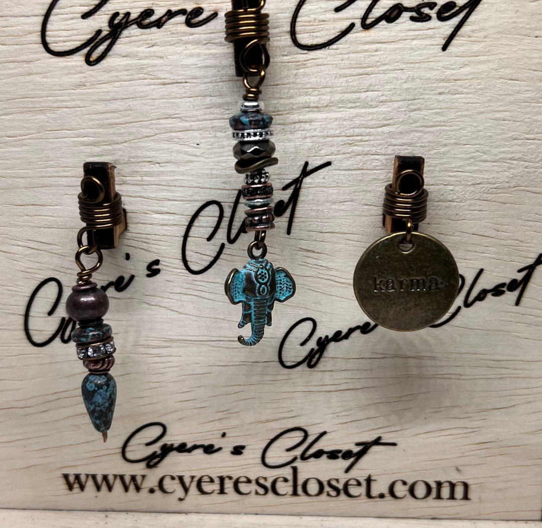 Designs by Cyere Good Karma Loc and Braid Jewelry Set - Etsy
