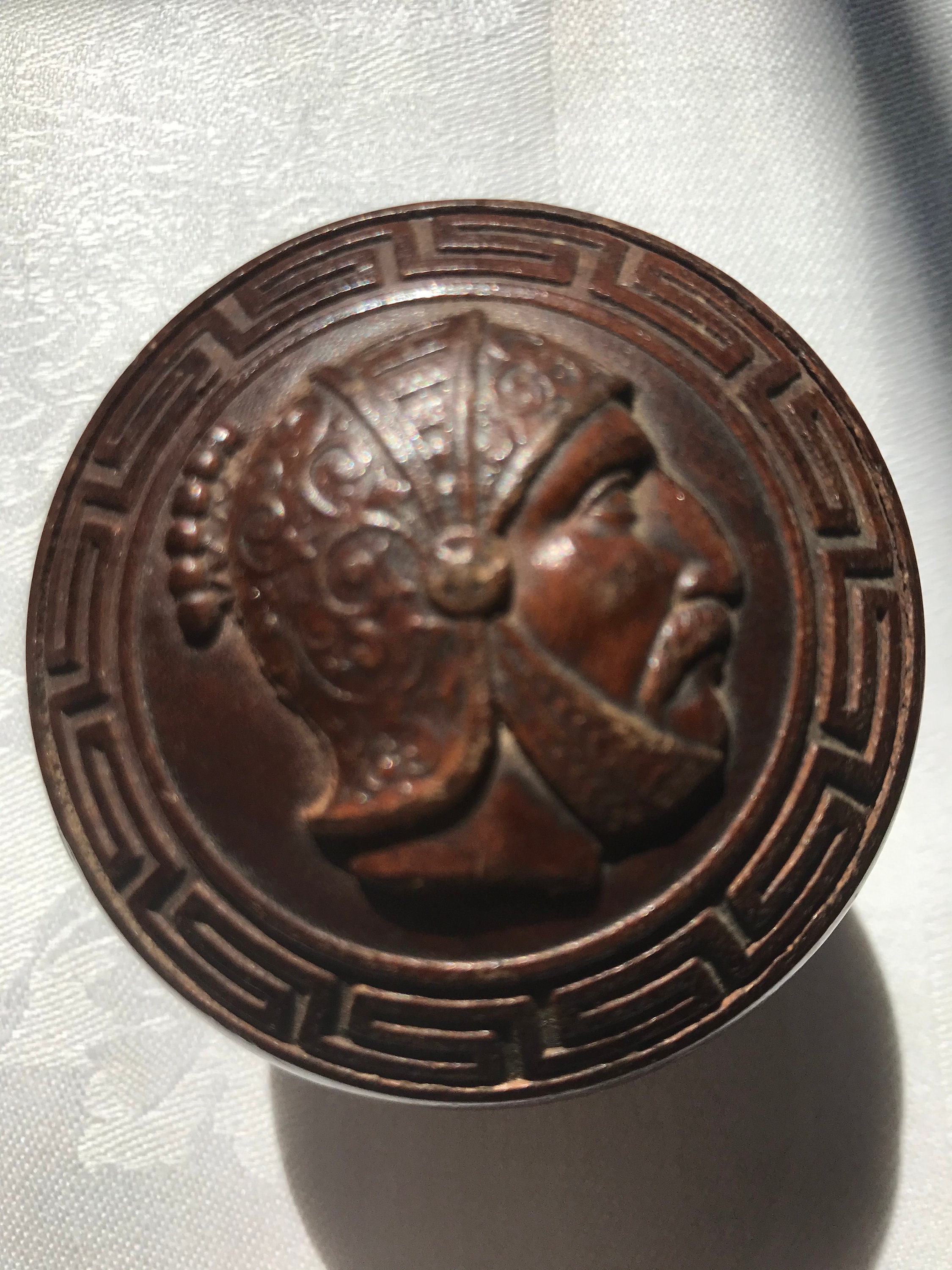 4 Figural Mahogany Greek Warrior Door Knobs - Etsy