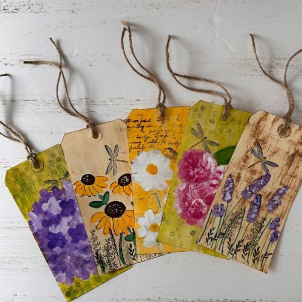 Hand Painted Tags - Etsy