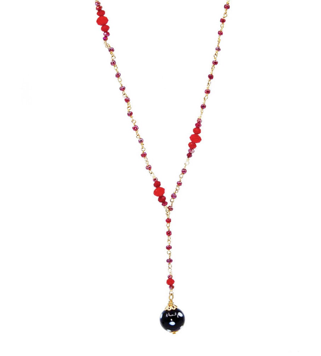 Radiant Conta Di Ojo Tereza Y Necklace Handmade in New York by Alzerina ...