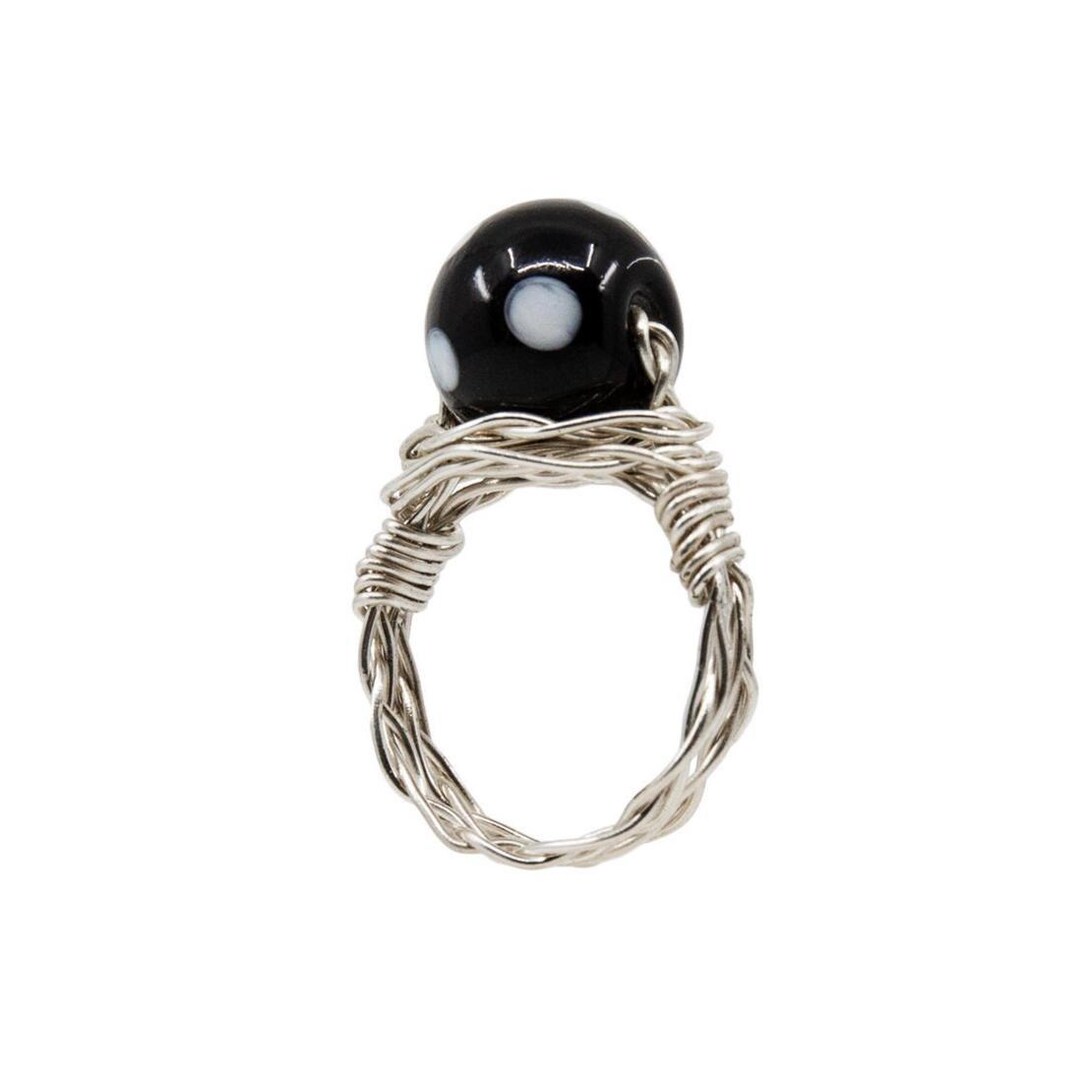 Dino Ring – Vintage Boho Style Silver Plated Statement Wire Ring With ...