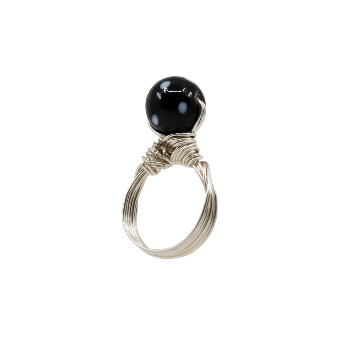 Neusa Ring – Vintage Boho Style Silver Plated Statement Wire Ring With ...