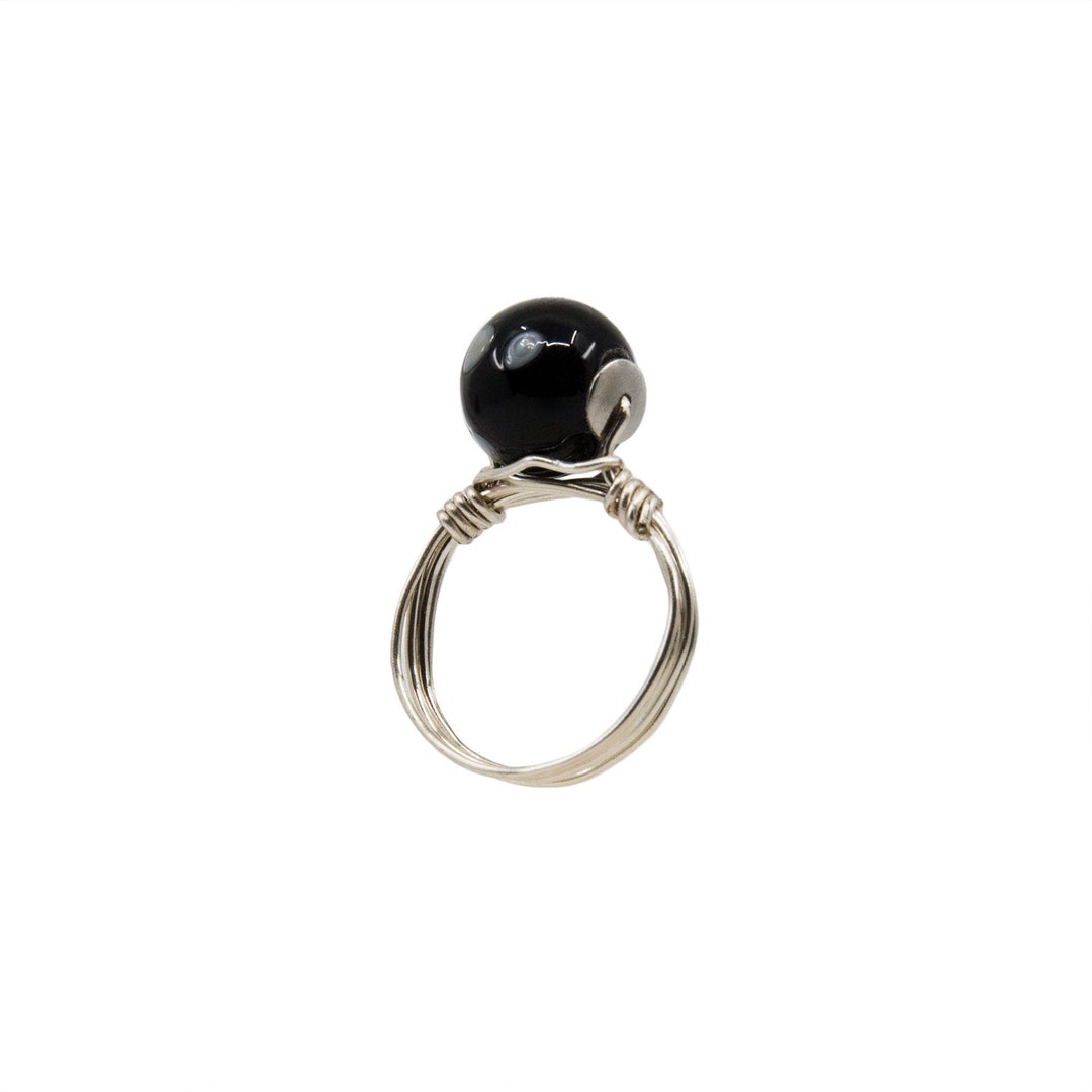 Romina Ring – Vintage Boho Style Silver Plated Statement Wire Ring With ...