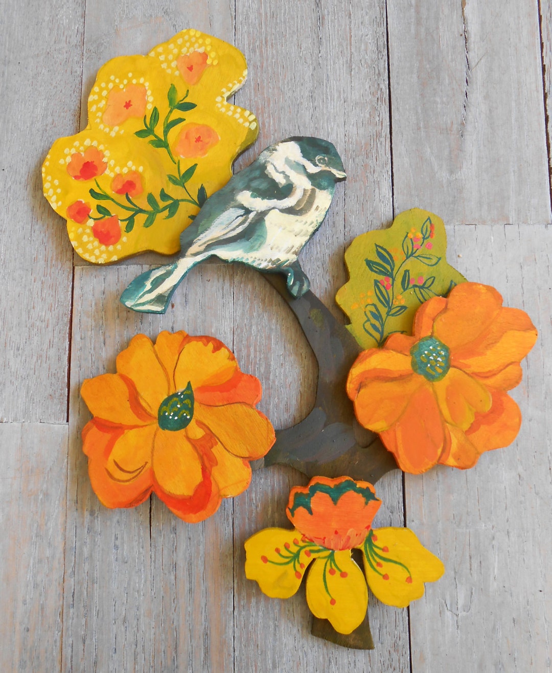 Chickadee Sign by Kimberly Hodges, Chickadee Wood Sign, Pumpkin Colors ...