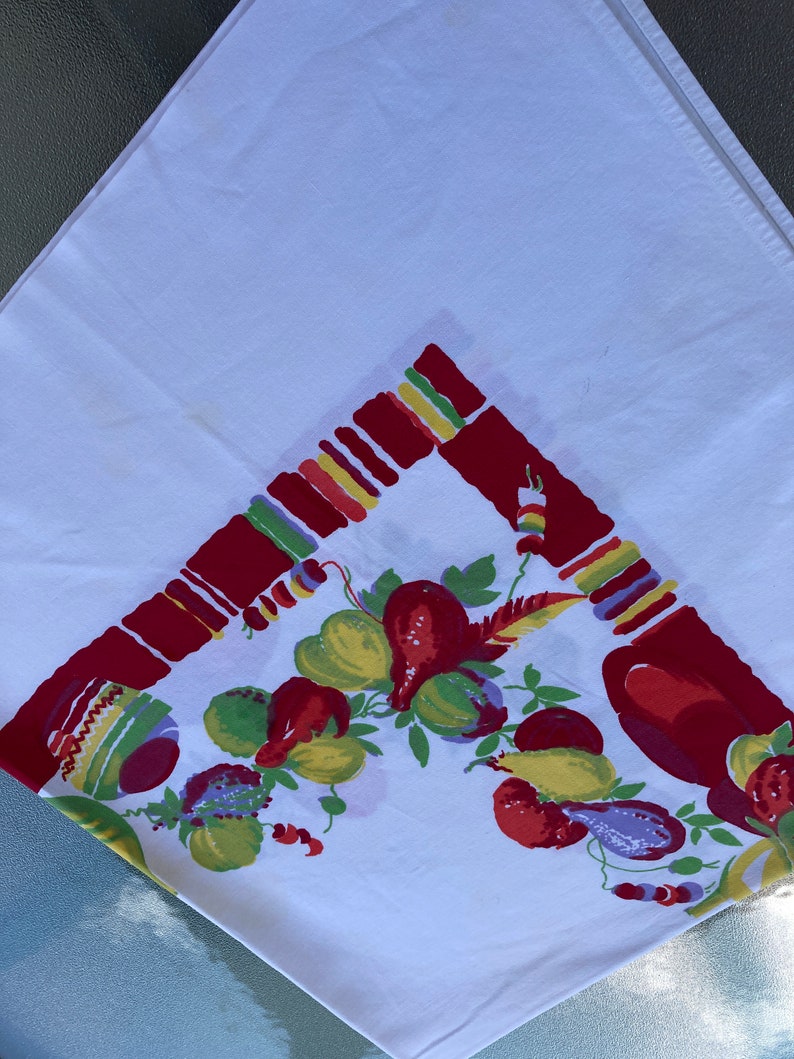 Classic Wilendur Vintage Tablecloth.south of the Border.southwestern ...