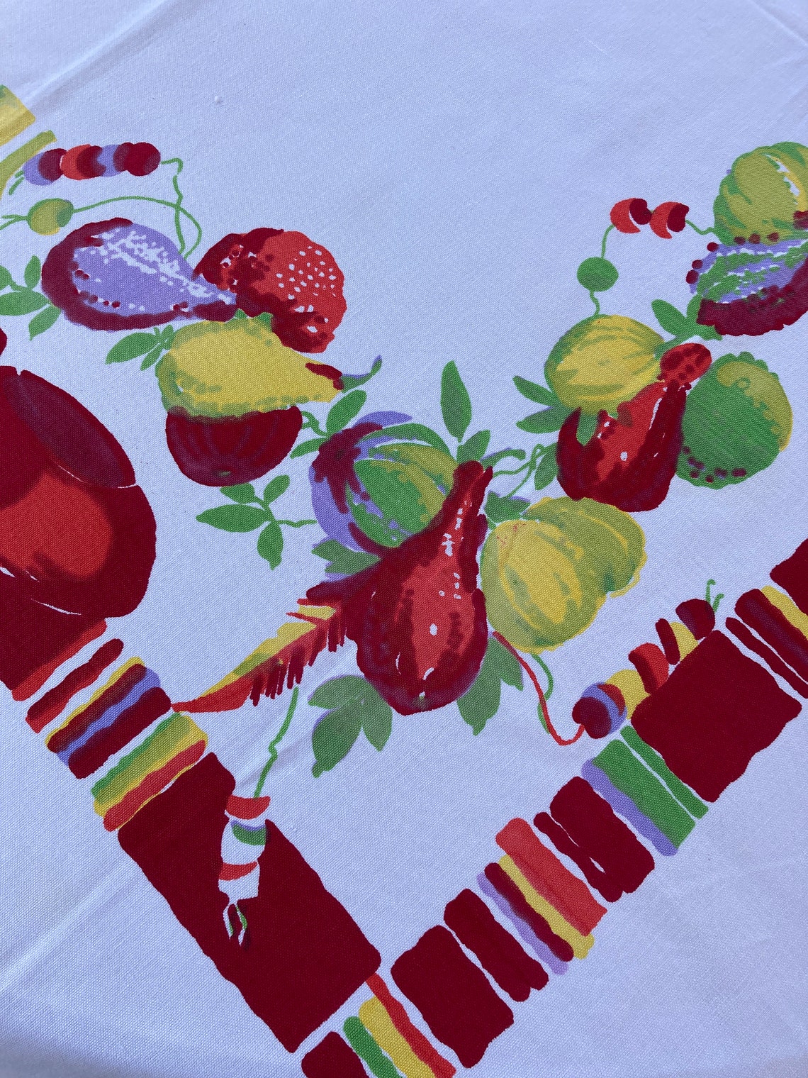 Classic Wilendur Vintage Tablecloth.south of the Border.southwestern ...