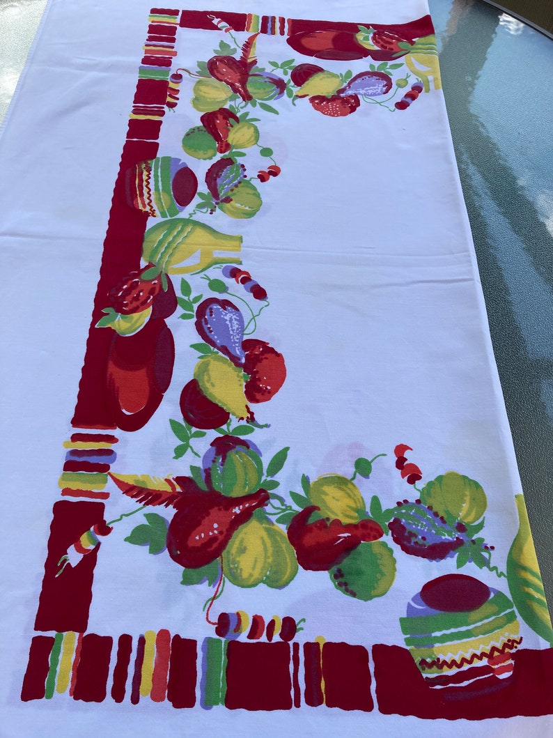 Classic Wilendur Vintage Tablecloth.south of the Border.southwestern ...