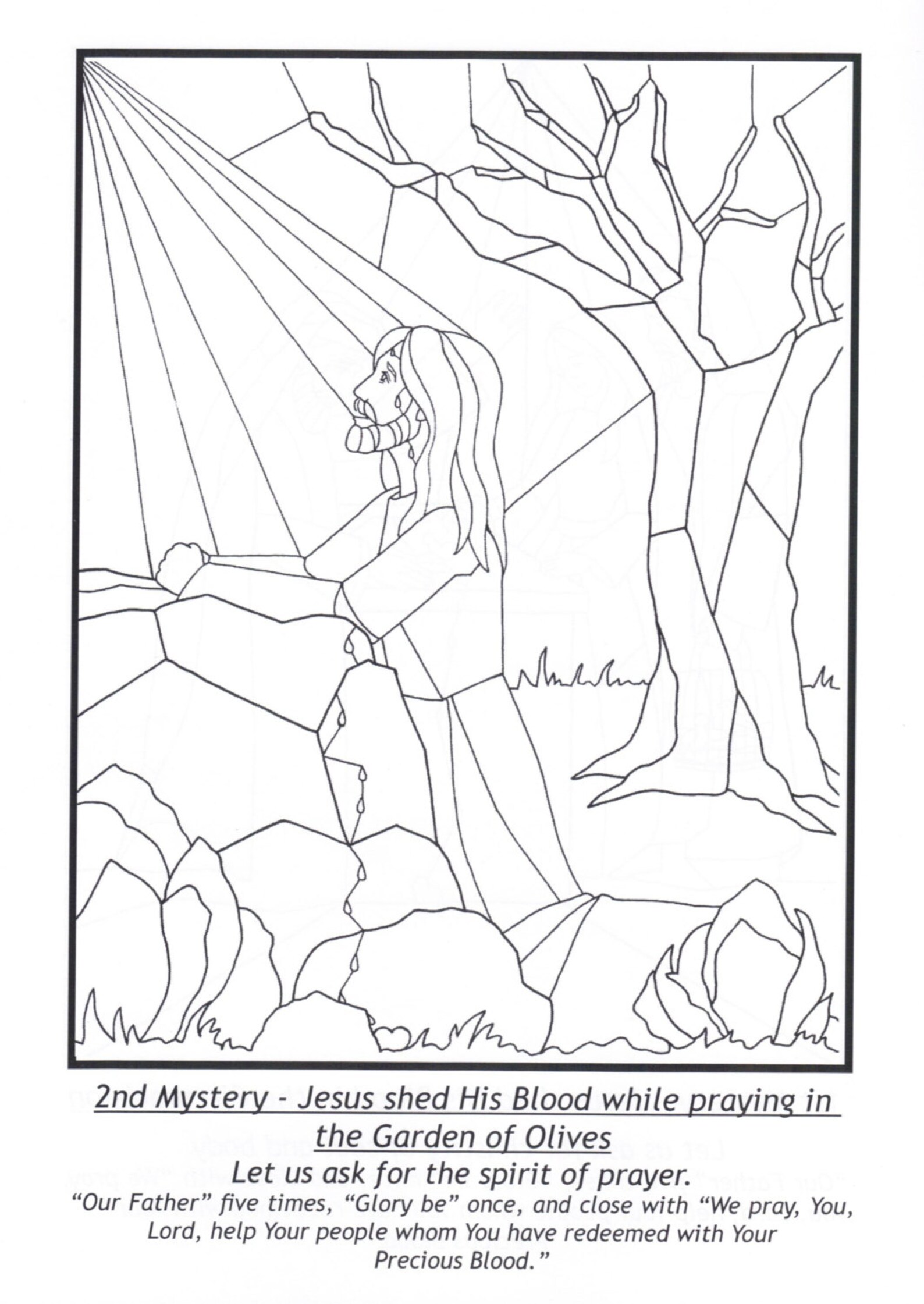 Coloring Book Titled the Precious Blood of Jesus A - Etsy