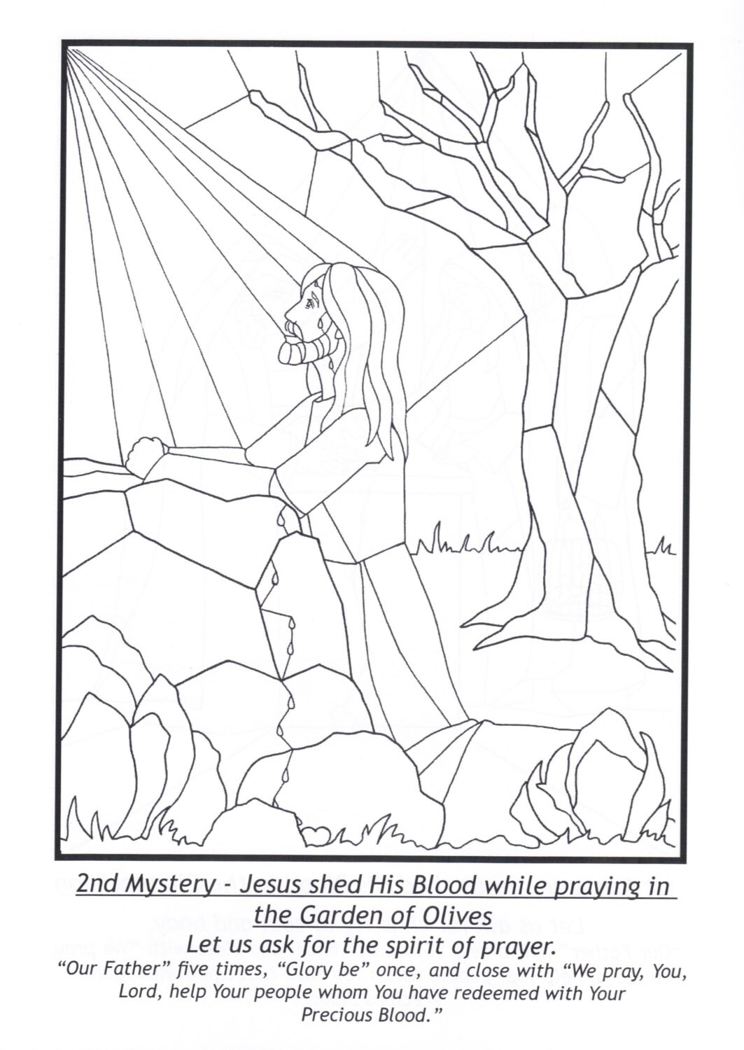 Coloring Book Titled the Precious Blood of Jesus A - Etsy