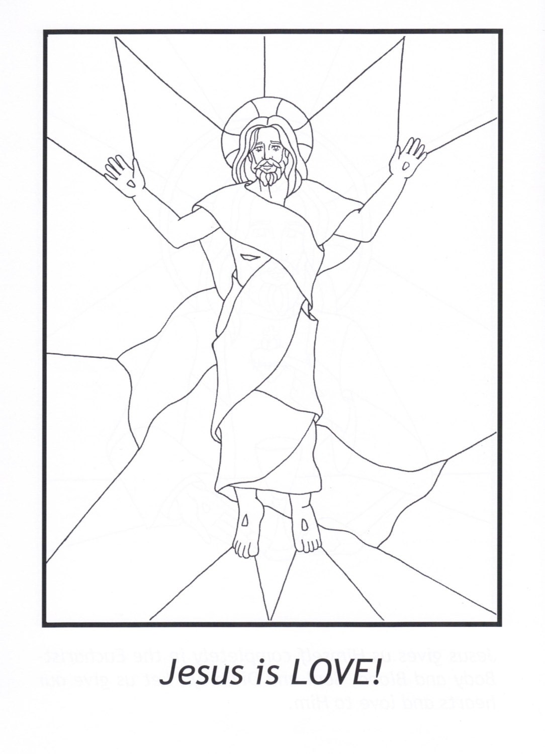 Coloring Book Titled the Precious Blood of Jesus A - Etsy