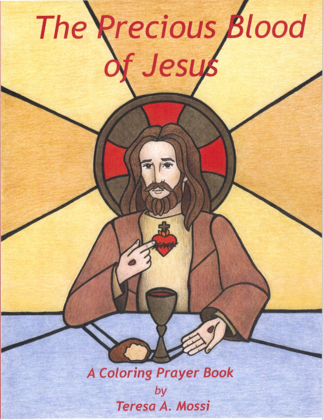 Coloring Book Titled the Precious Blood of Jesus A - Etsy