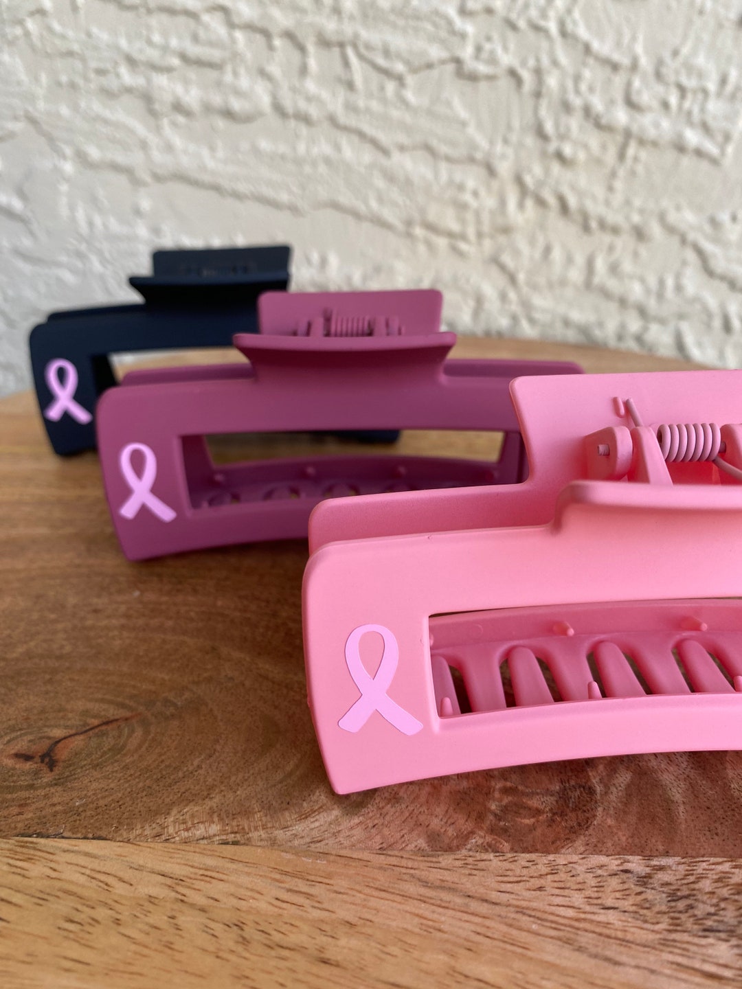 Breast Cancer Claw Clip, Breast Cancer Awareness, Breast Cancer ...