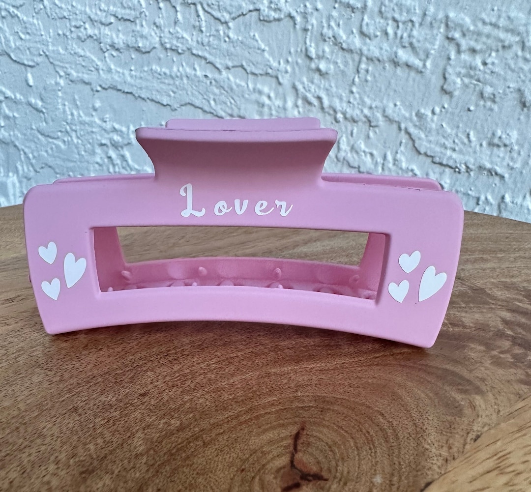 Taylor Swift Lover Claw Clip, Eras Tour Hair Clip, Taylor Swift Claw ...