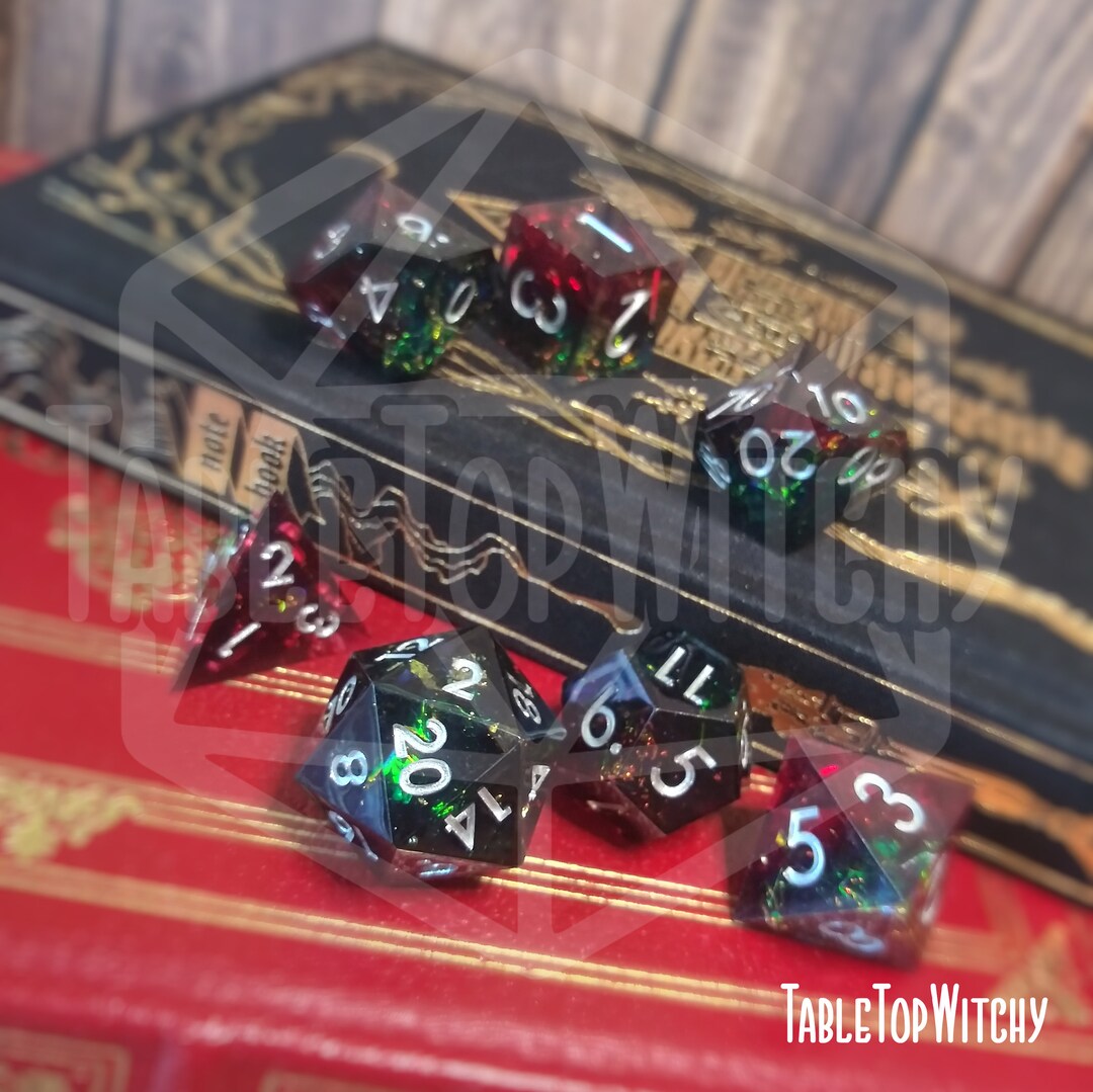 Ominous Dice precision Iridescent Dice Set - Etsy