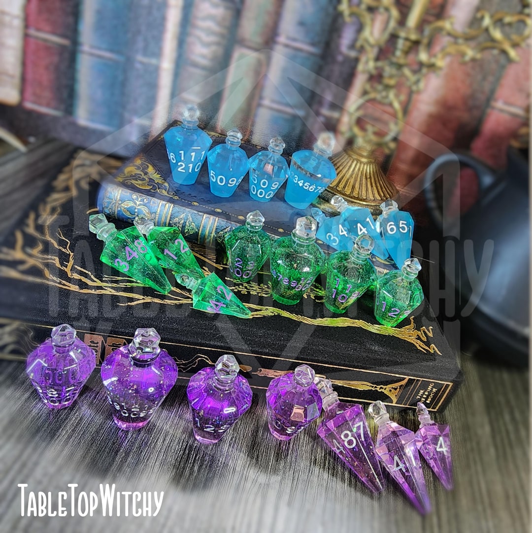 Potion Dice Sets -4 Colors! - Etsy
