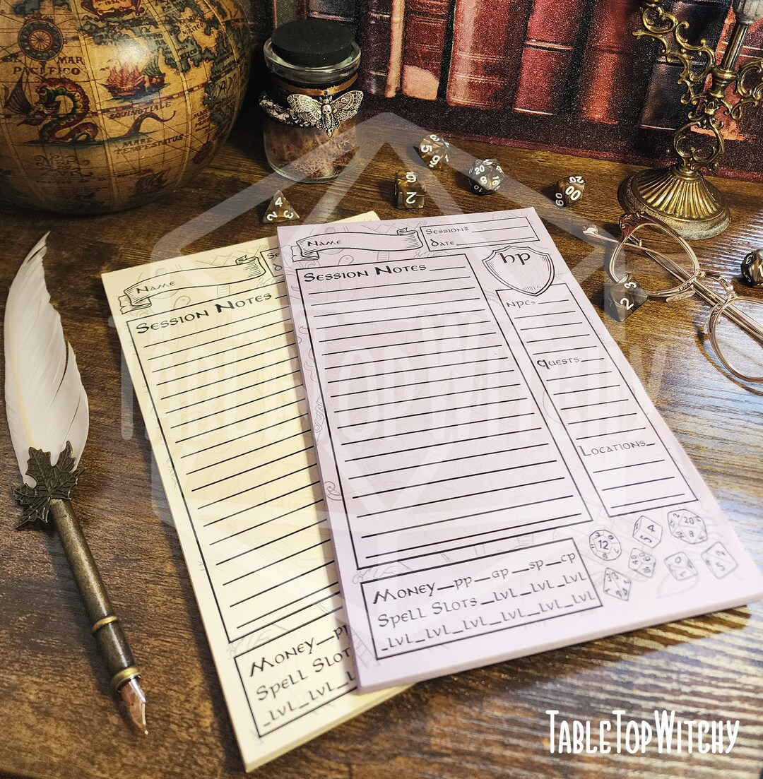 Critical Notepad - 2 Colors - Etsy