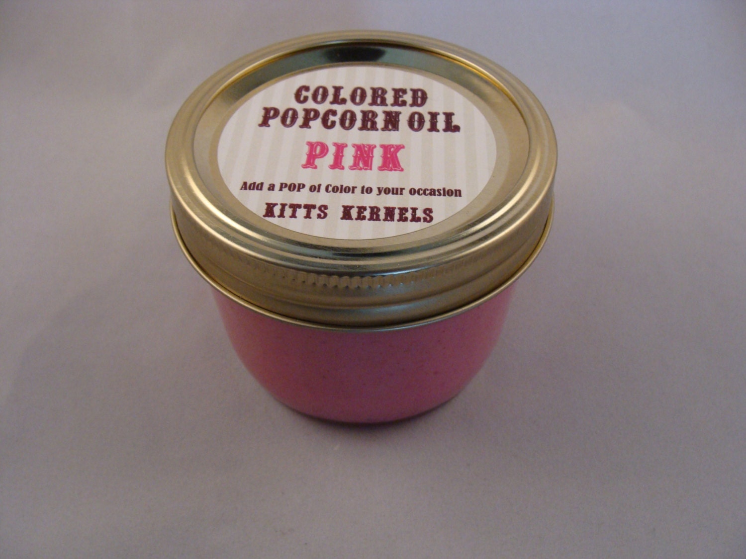 Colored Party Popcorn Oil/ Pink - Etsy