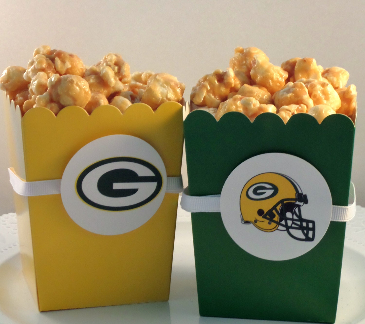 Football Team Mini Popcorn Boxes (12) - Etsy