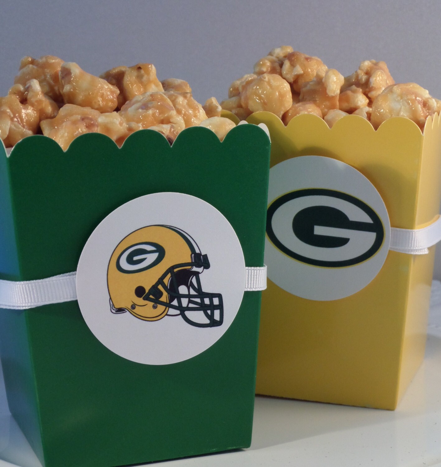 Football Team Mini Popcorn Boxes (12) - Etsy