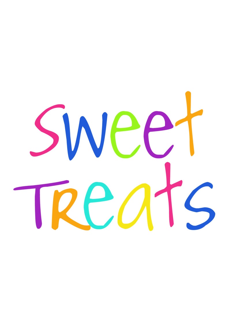 Treat Bag (sweet Treats) - Etsy