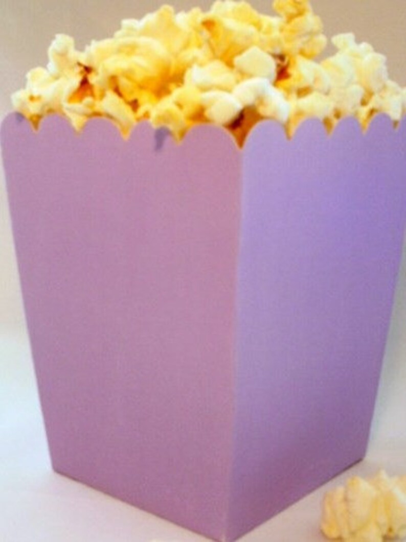 Solid Color Mini Popcorn Boxes (qty 12 Pick Your Color) - Etsy