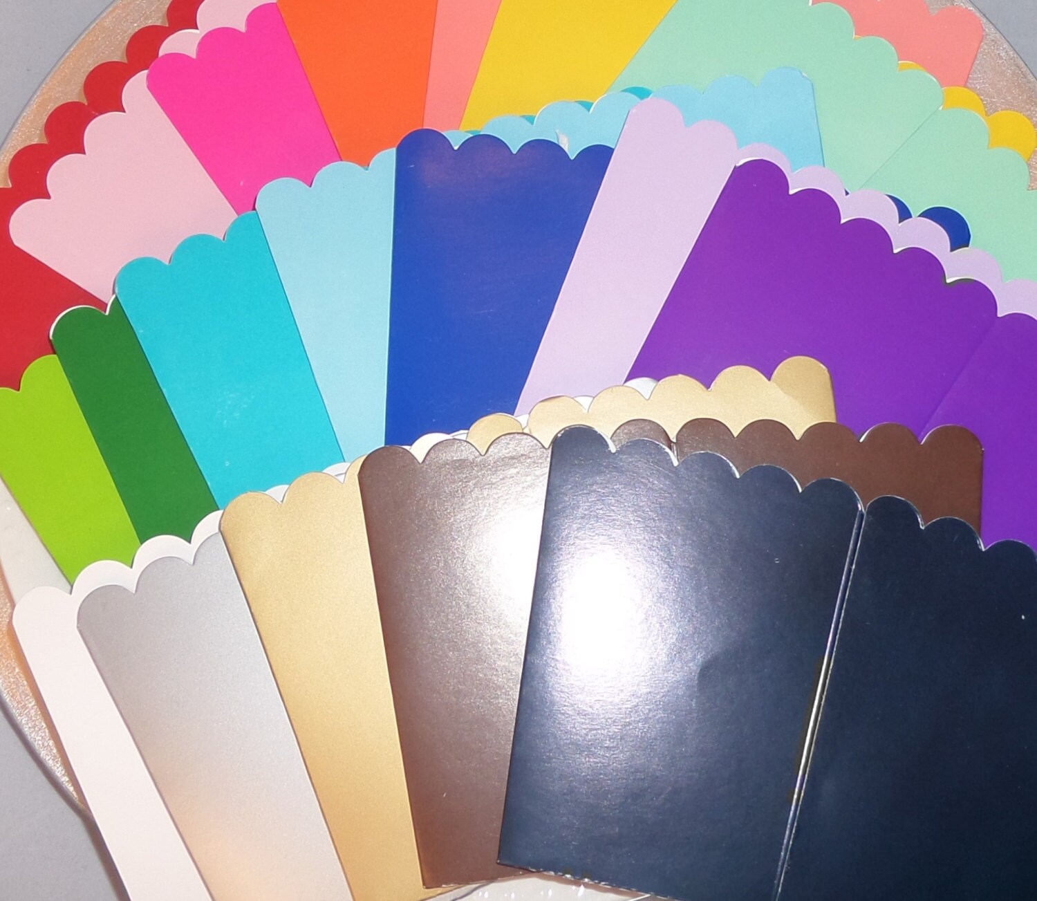 Solid Color Mini Popcorn Boxes (qty 12 Pick Your Color) - Etsy