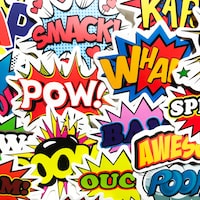 Custom Comic Books Divider Labels, Comic Labels, Comic Stickers ...