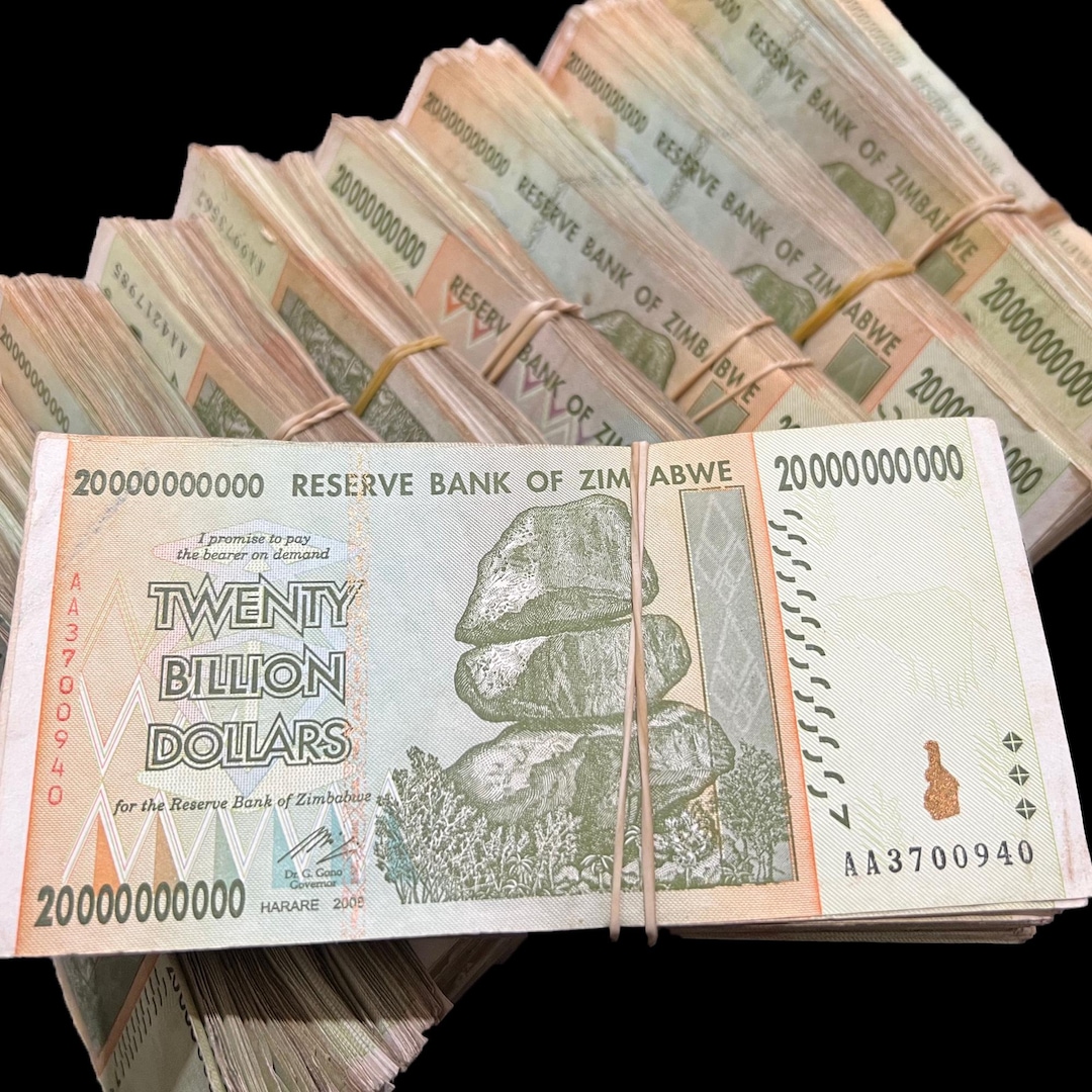 Zimbabwe Banknotes Zimbabwe Inflation Chart Zimbabwe 1 Billion Dollar ...