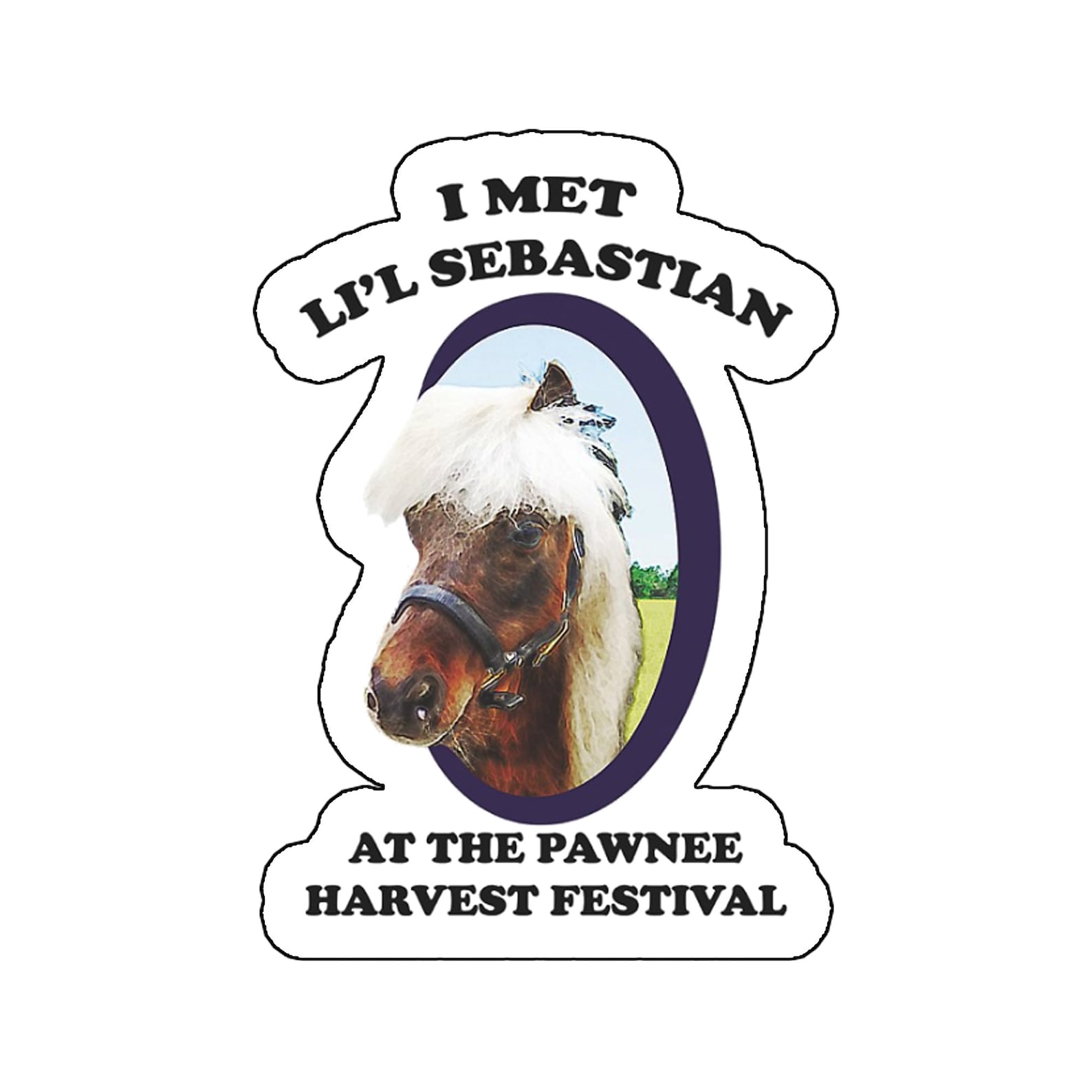 Parks and Rec Recreation Lil Li'l Little Sebastian Pawnee Sticker 3 ...