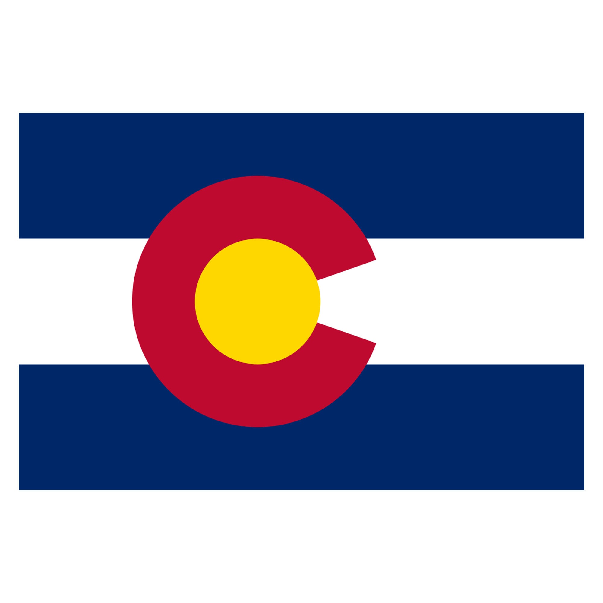 Colorado State Flag Sticker 5x3.5 Inch Bumper Laptop Decal - Etsy