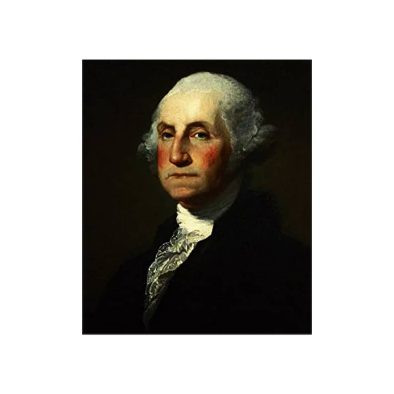 George Washington Portrait Founding Father America 3 Inch Sticker ...