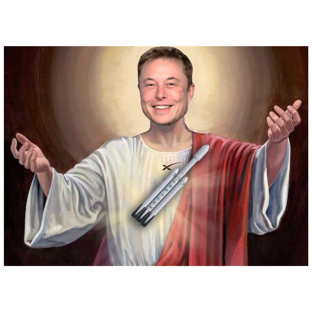 Elon Musk Our Lord and Savior Sticker Joe Rogan Car Bumper Decal S27 - Etsy