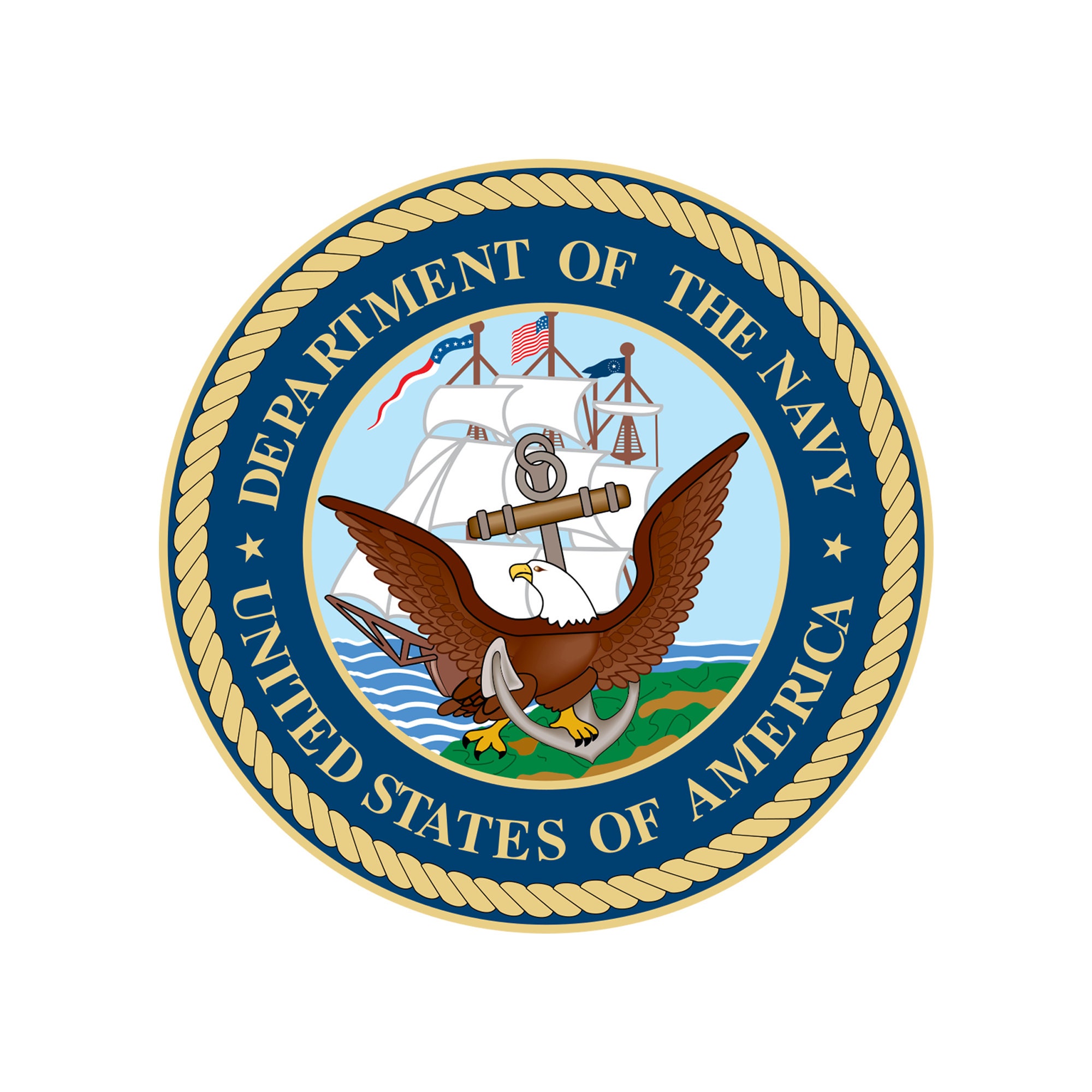 Department Of The Navy US Seal American Sticker Bumper Decal Etsy department-of-the-navy-us-seal-american-sticker-bumper-decal-etsy