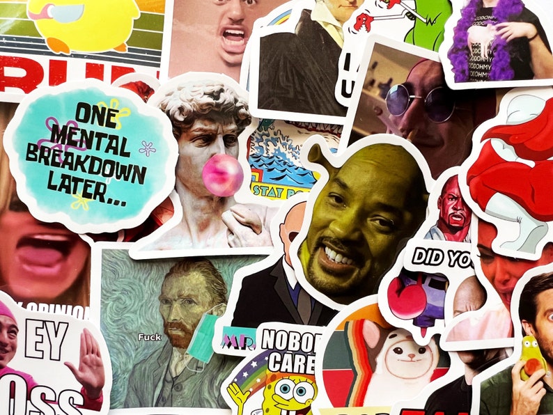 50 Throwback Memes & Internet Sensations Stickers - Etsy