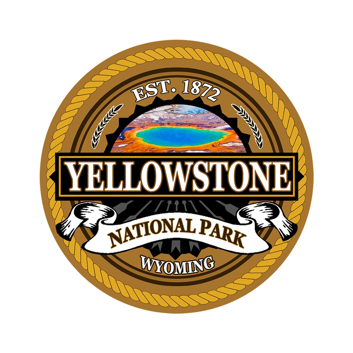 Yellowstone National Park Sticker 3 Inch Laptop Decal Apparel - Etsy