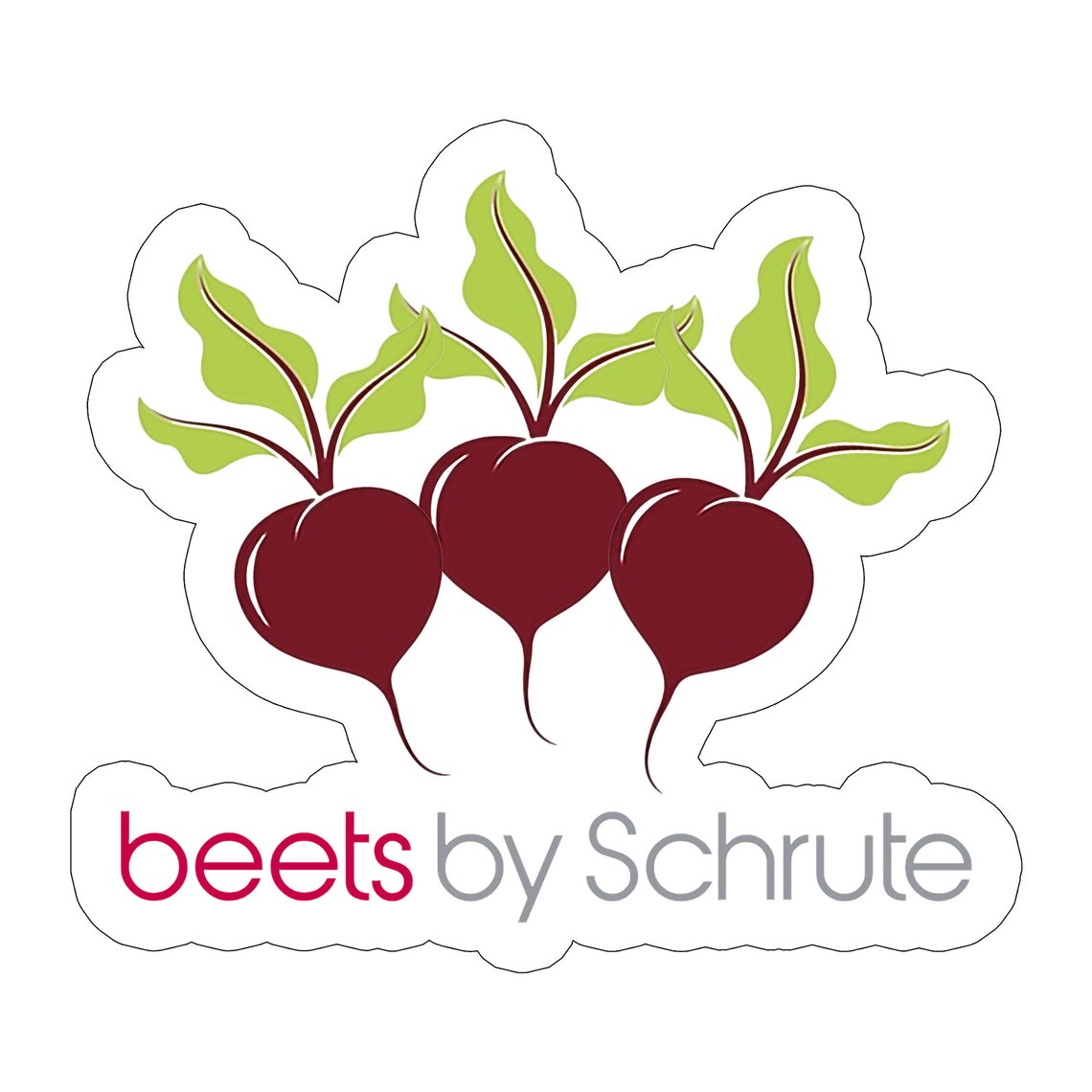 The Office Show Beets by Dwight Schrute Sticker 3 Inch Decal - Etsy