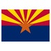 Arizona State Flag Sticker 5x3.25 Inch Bumper Laptop Decal - Etsy
