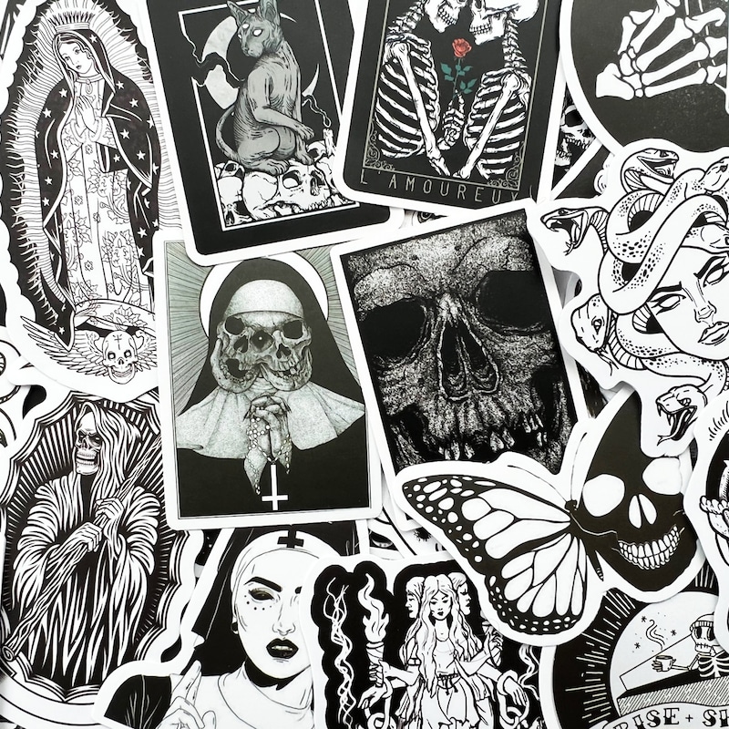 Creepy Cute Anime Sticker - Etsy