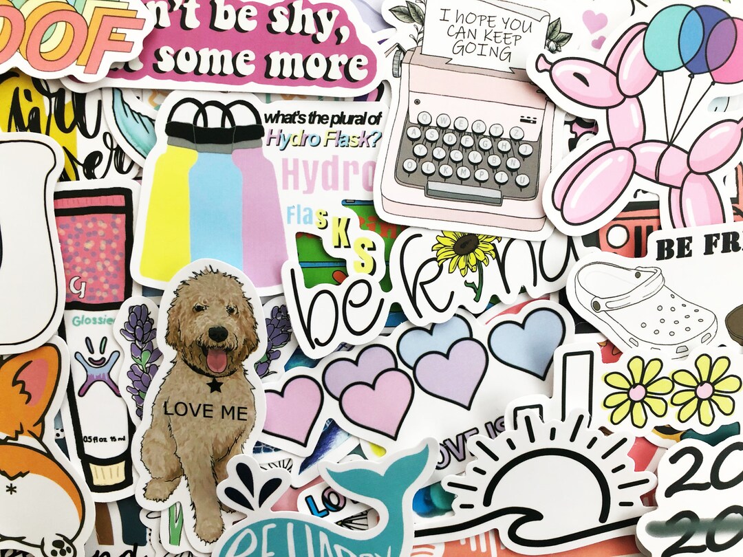 50 Cool Mixed Sticker Pack for Laptop Book Decoration Stickers - Etsy