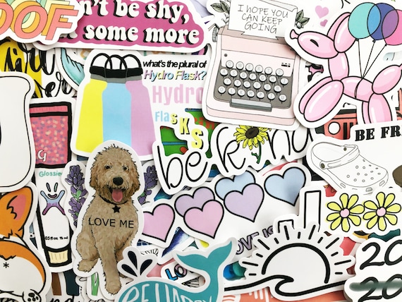 50 Cool Mixed Sticker Pack for Laptop Book Decoration Stickers | Etsy
